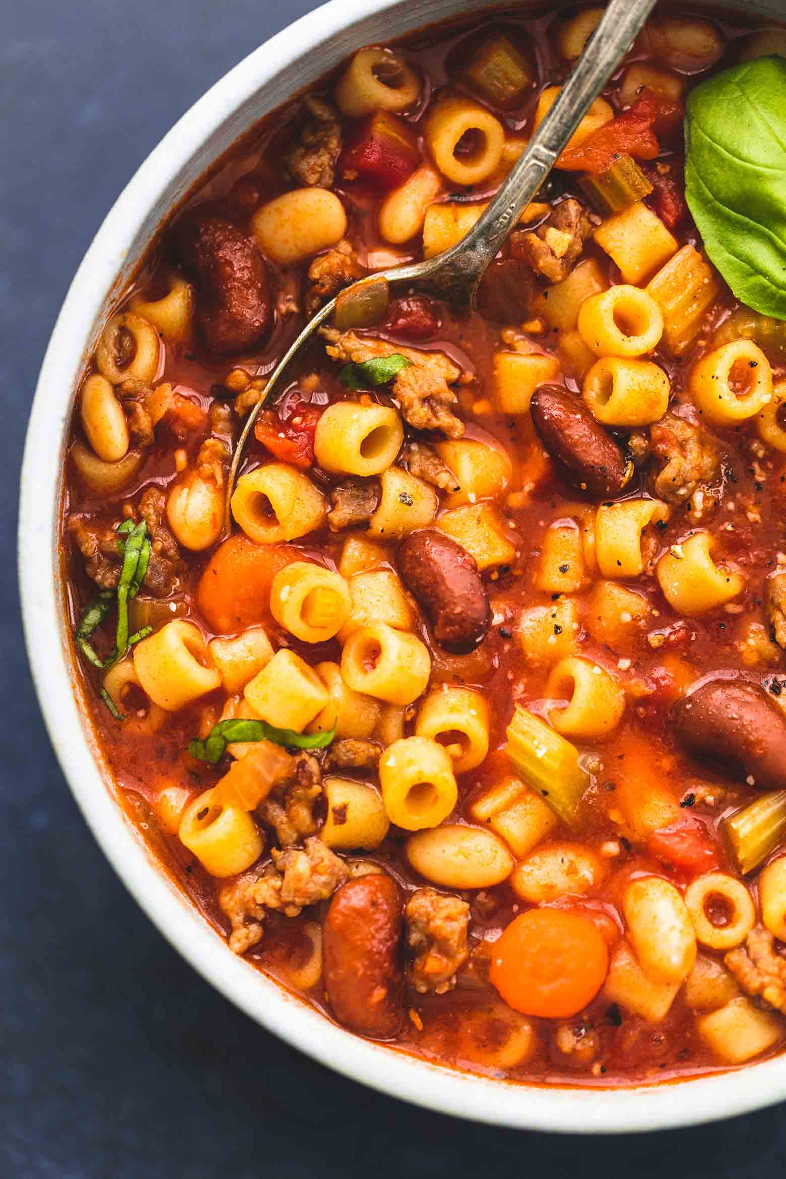Instant Pot Pasta E Fagioli Soup Half Cup Habit Instant Pot Pasta E Fagioli Soup Half Cup Habit