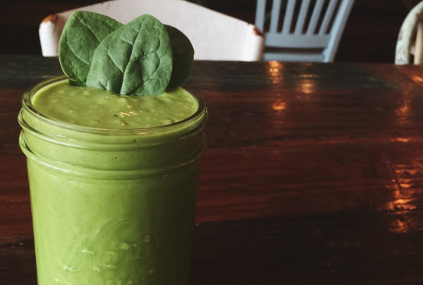 Lentil-icious Tropical Greens Smoothie - Half Cup Habit