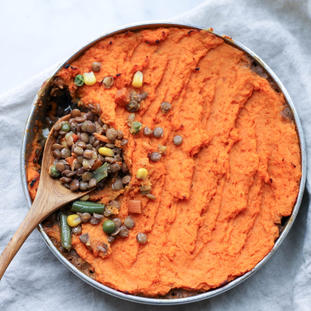 Lentil Shepherds Pie - Half Cup Habit