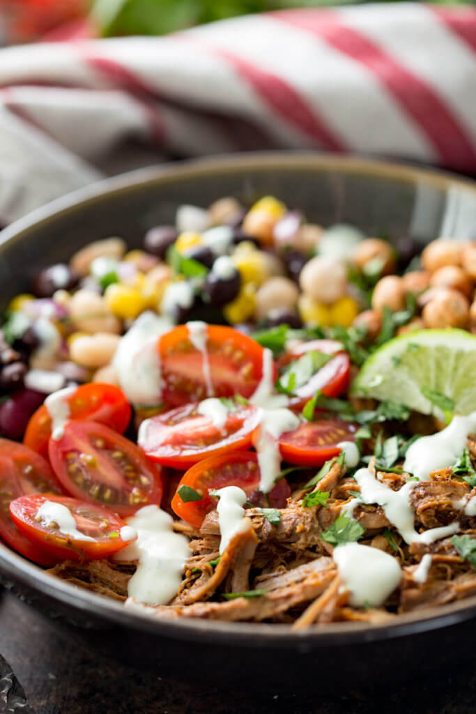 Pulled Pork Pulse Protein Bowl - Half Cup Habit